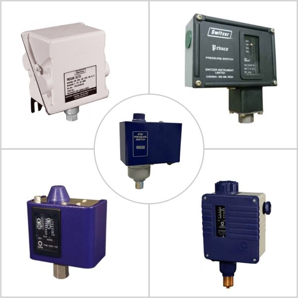 Pressure Switches with Bellow/Piston Sensor | Machine Tools Centre
